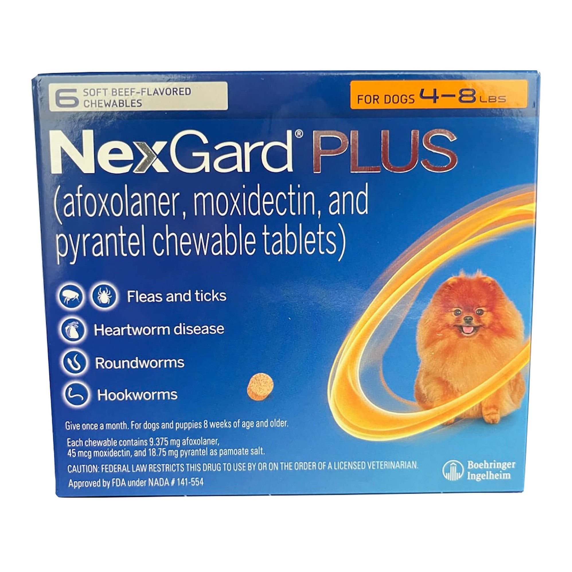 Rx Nexgard Plus, 4.1-8 lbs, 6pk — AnimalWiz.com