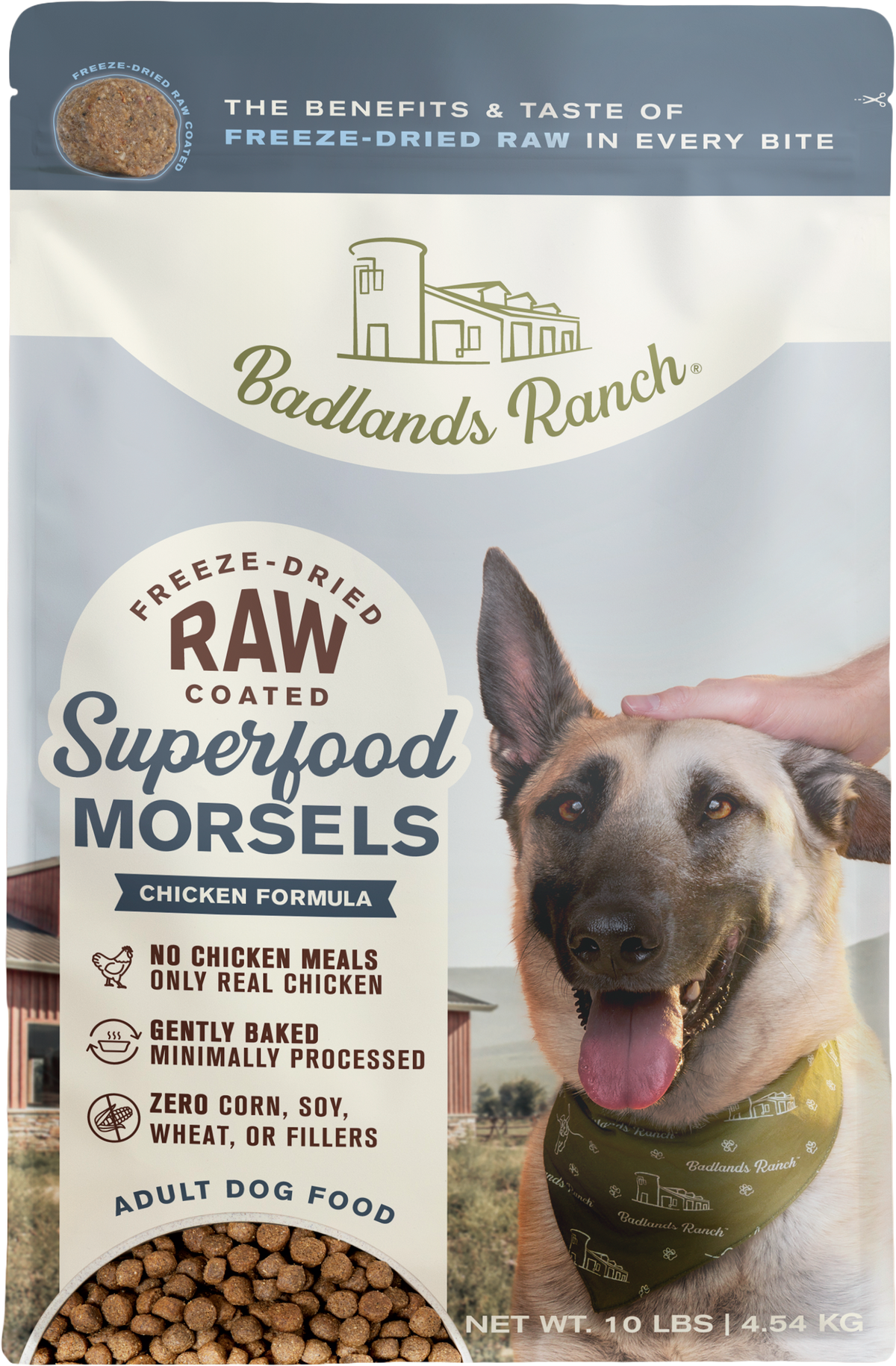 Badlands Ranch SFC Raw Coated Morsels CK 10lb — AnimalWiz.com