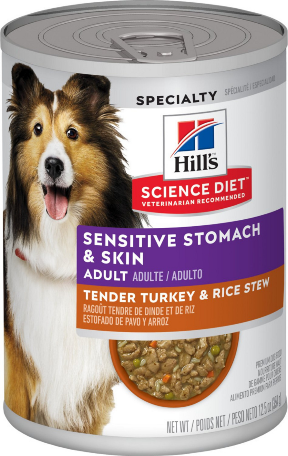 Hill's Science Diet Adult Sensitive Stomach & Skin Tender Turkey & Ric ...