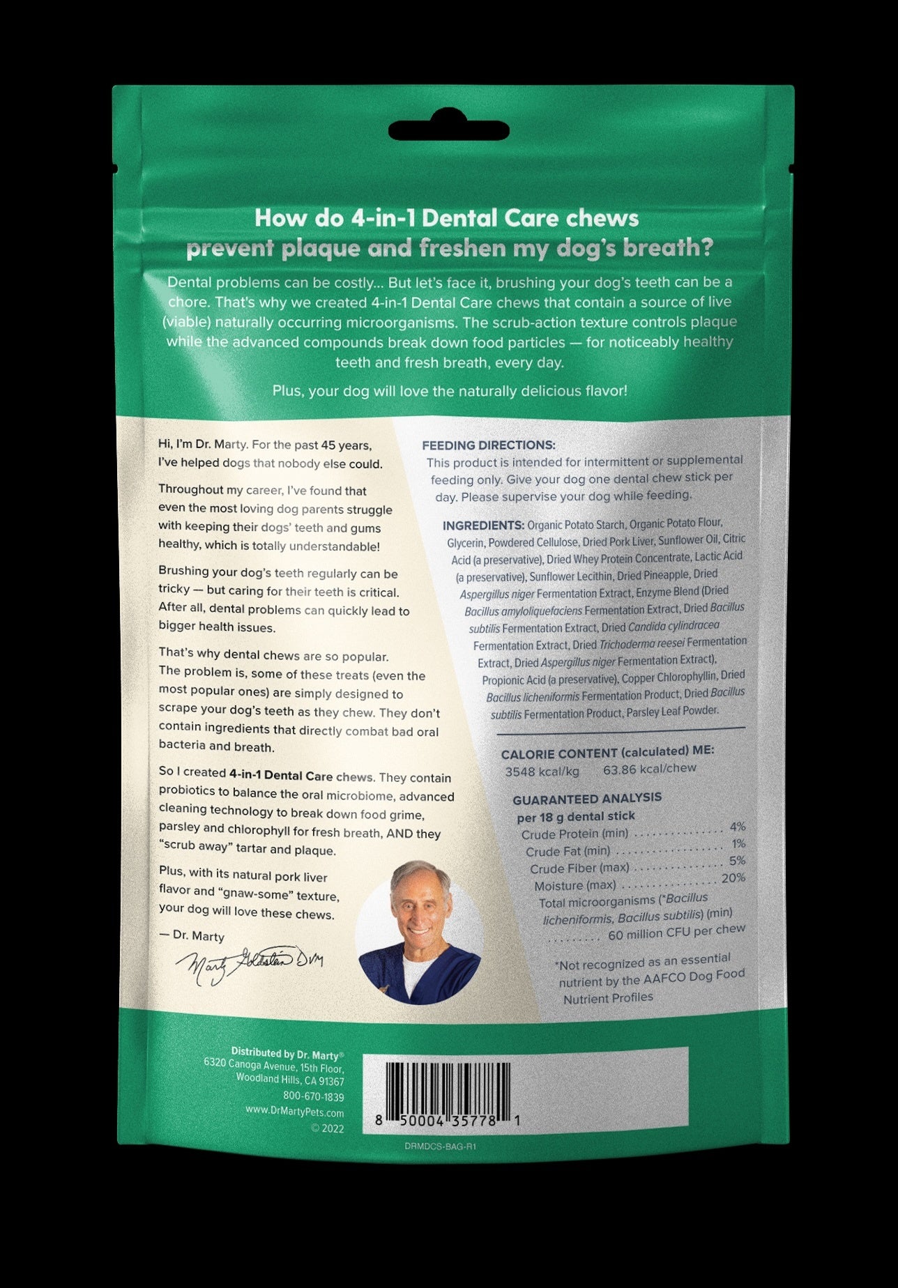 Dr. Marty Dental Chews for Small size dog — AnimalWiz.com