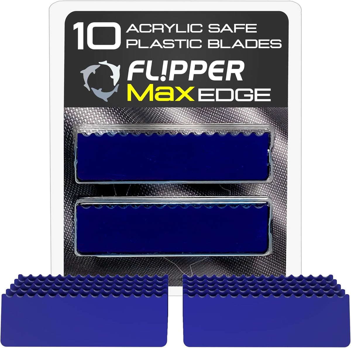 Flipper Edge Standard Acrylic Safe Plastic Blades 10 Pack — AnimalWiz.com