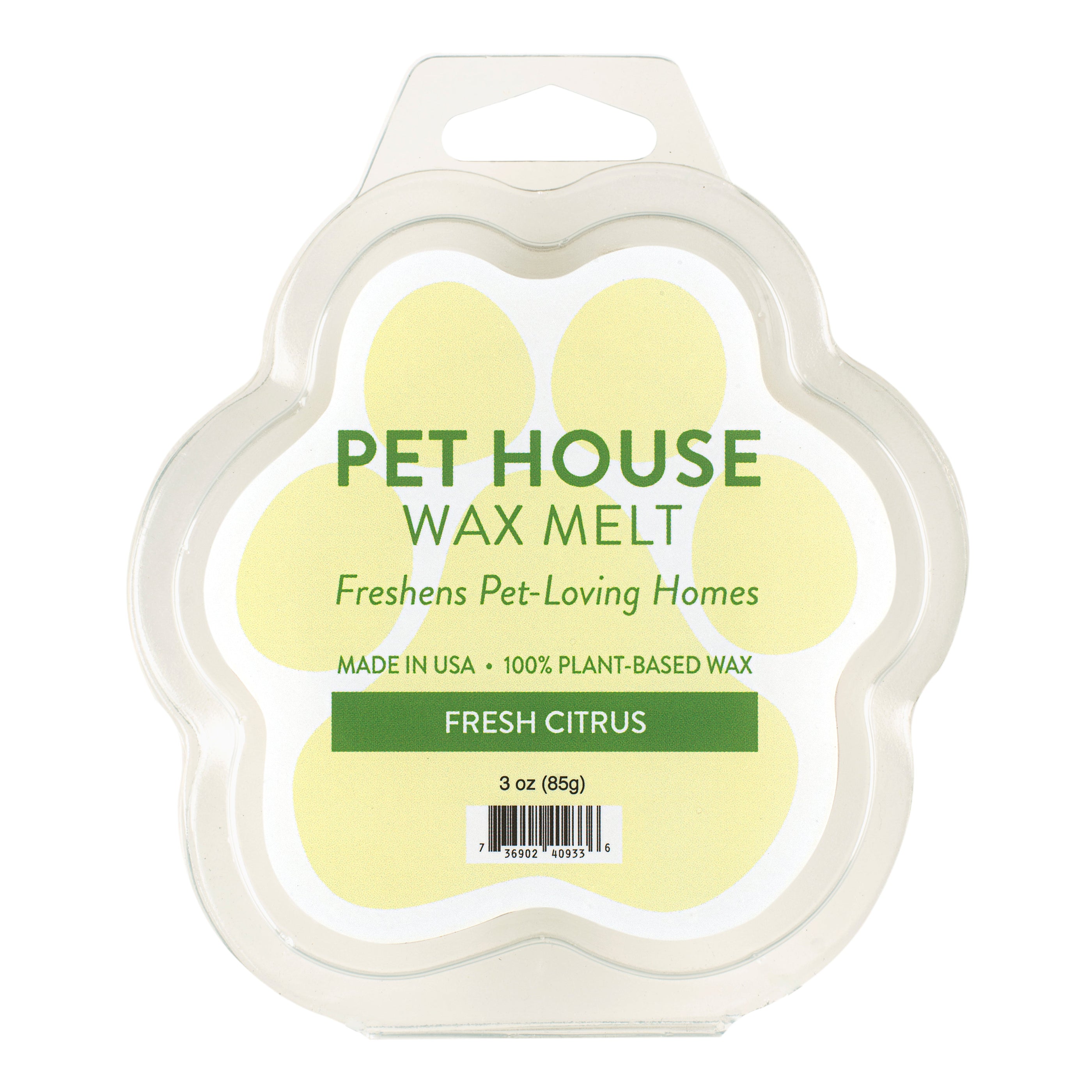 One Fur All Fresh Citrus Wax Melt — AnimalWiz.com