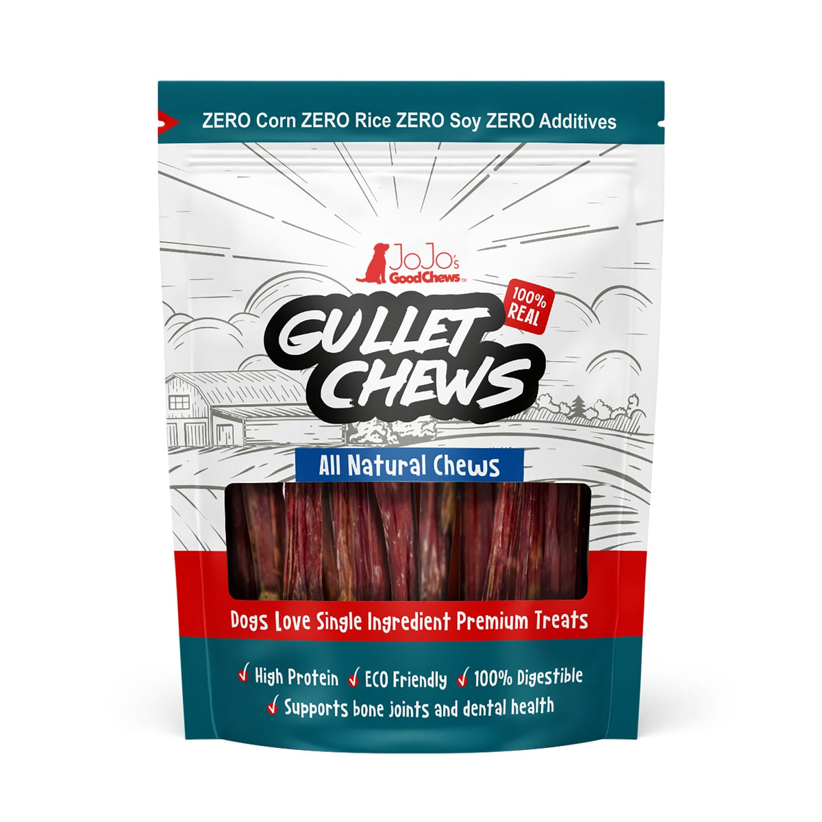 All-Natural Beef Gullet Stick Dog Treats – Delicious & Nutritious, Hea ...