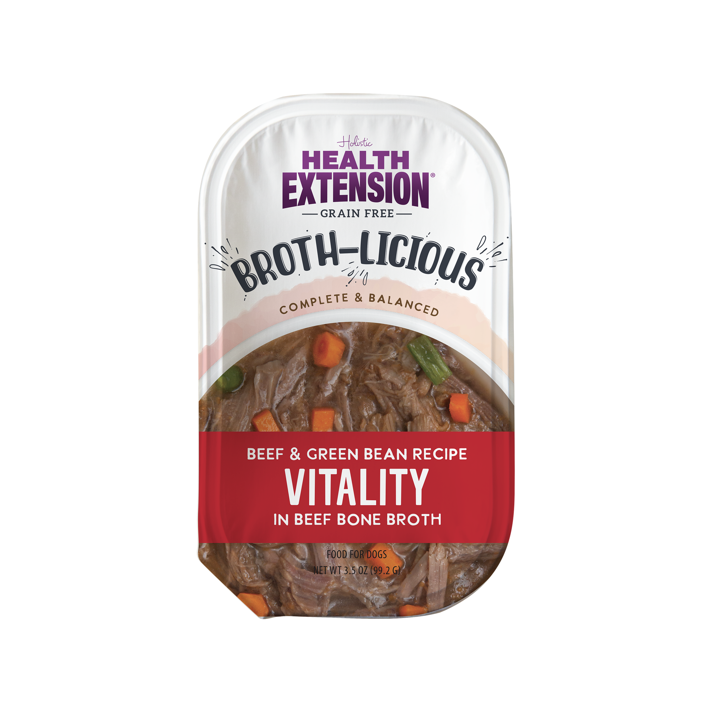 Health Extension Broth-Licious Beef & Green Bean in Bone Broth -Vitali ...