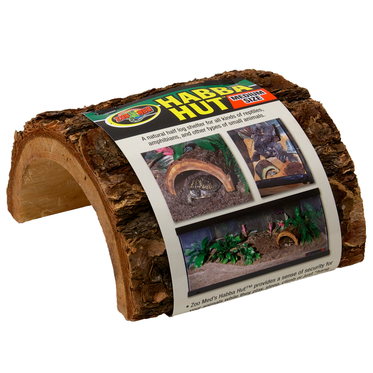 Zoo Med Habba Hut Terrarium Hideaway Brown MD — AnimalWiz.com