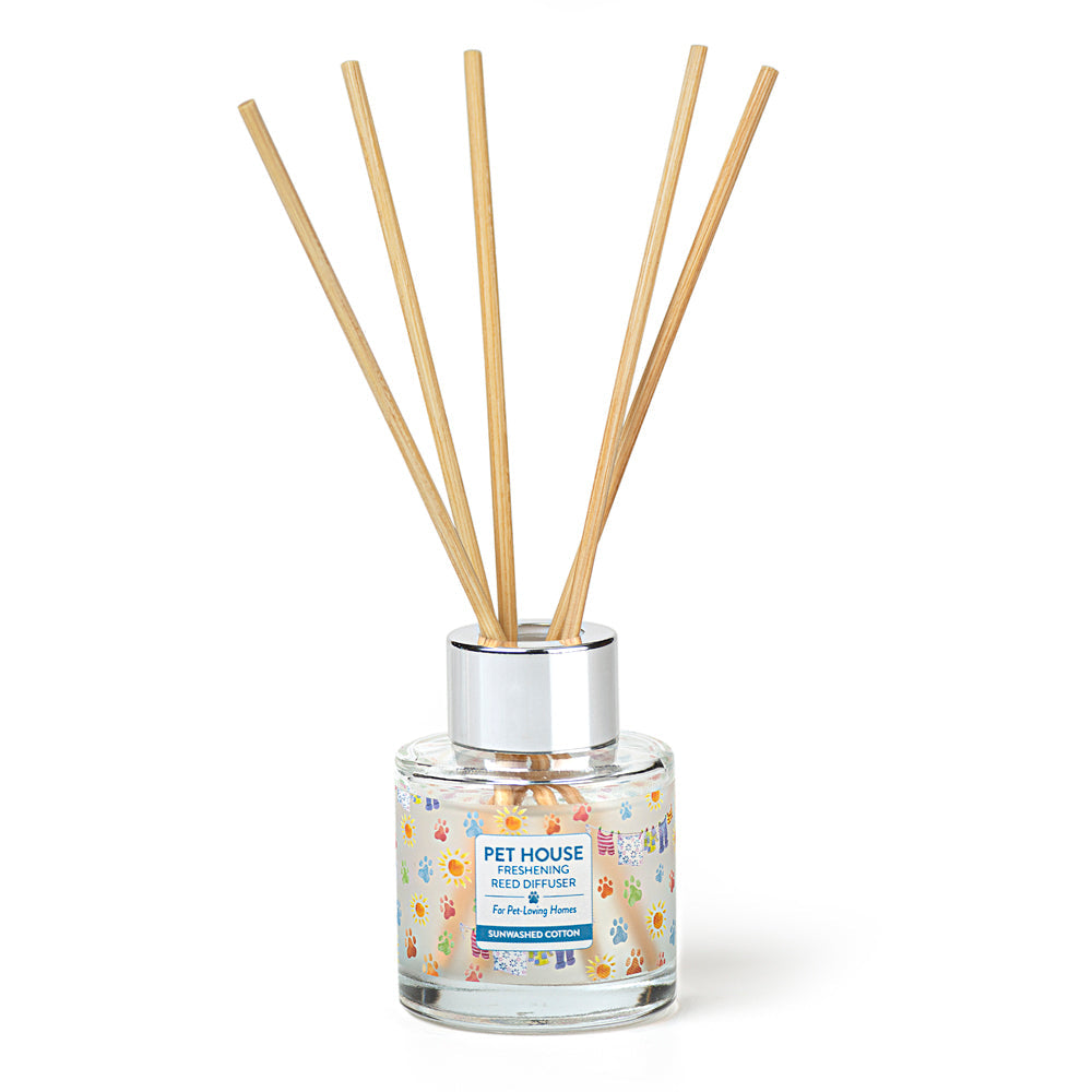 One Fur All Sunwashed Cotton Reed Diffuser — AnimalWiz.com