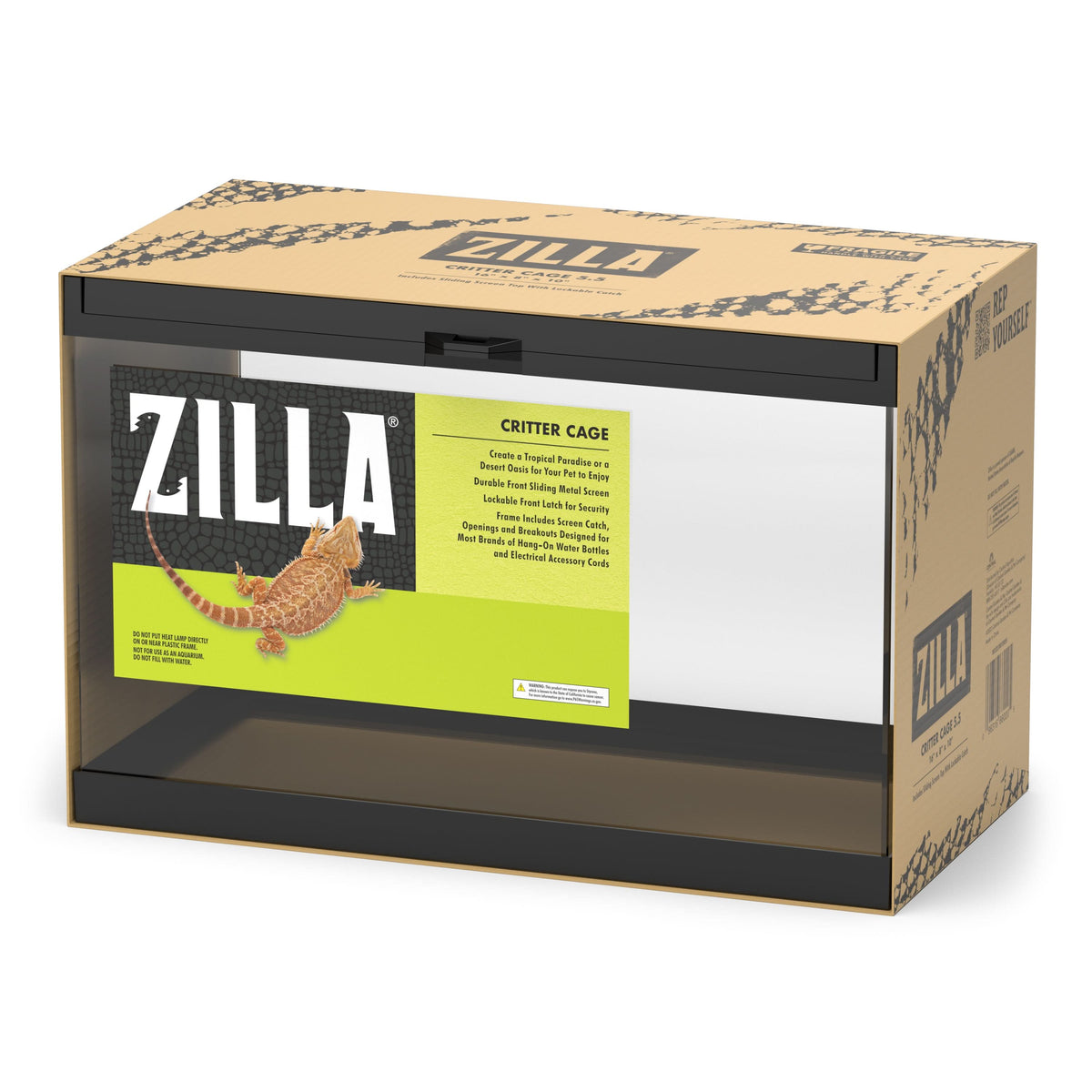 Zilla Critter Cage® Enclosures 5.5 — AnimalWiz.com