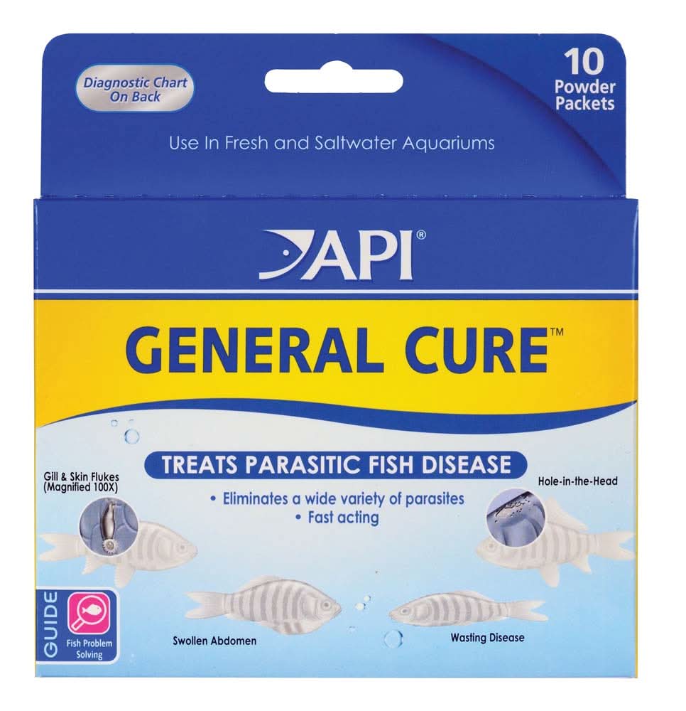 API General Cure Fresh and Saltwater Powder Medication 10 Pack ...