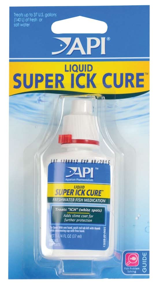 API Super Ick Cure Freshwater Fish Liquid Medication 1.25 fl. oz ...