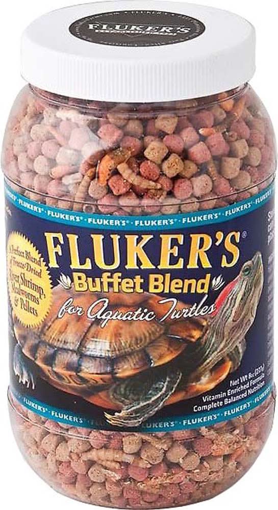Fluker's Buffet Blend Aquatic Turtle Formula Freeze Dried Food 7.5 oz ...