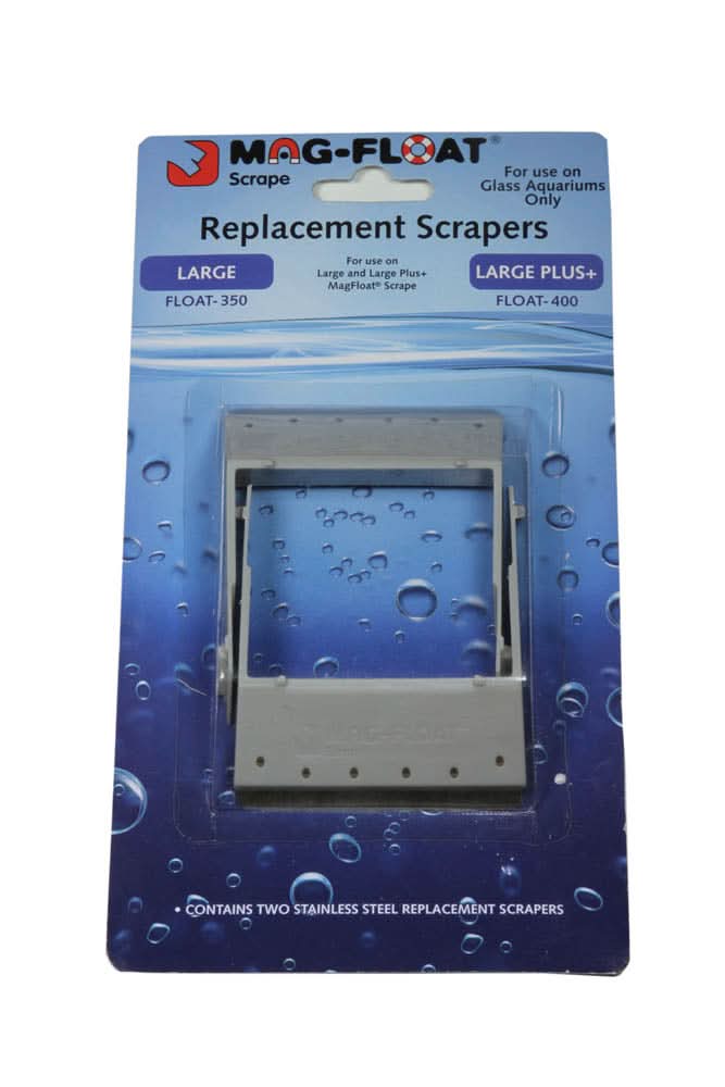 Mag-Float Replacement Scrapers for Glass Aquariums Grey/White LG/LG+ 2 ...