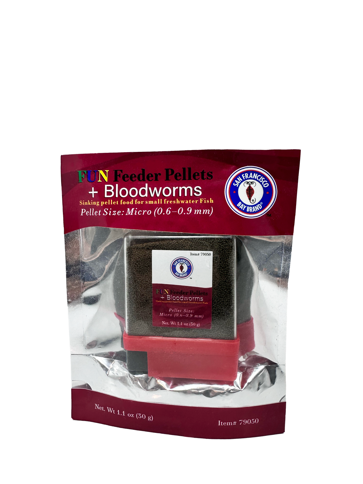 San Francisco Bay Brand Feeder Pellet Plus Bloodworm Mini Pellets 1.1o ...