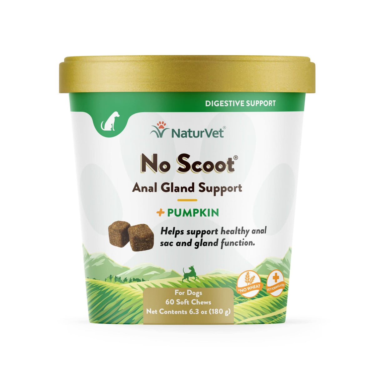 NaturVet No Scoot Supplement Soft Chews 60 Chews — AnimalWiz.com