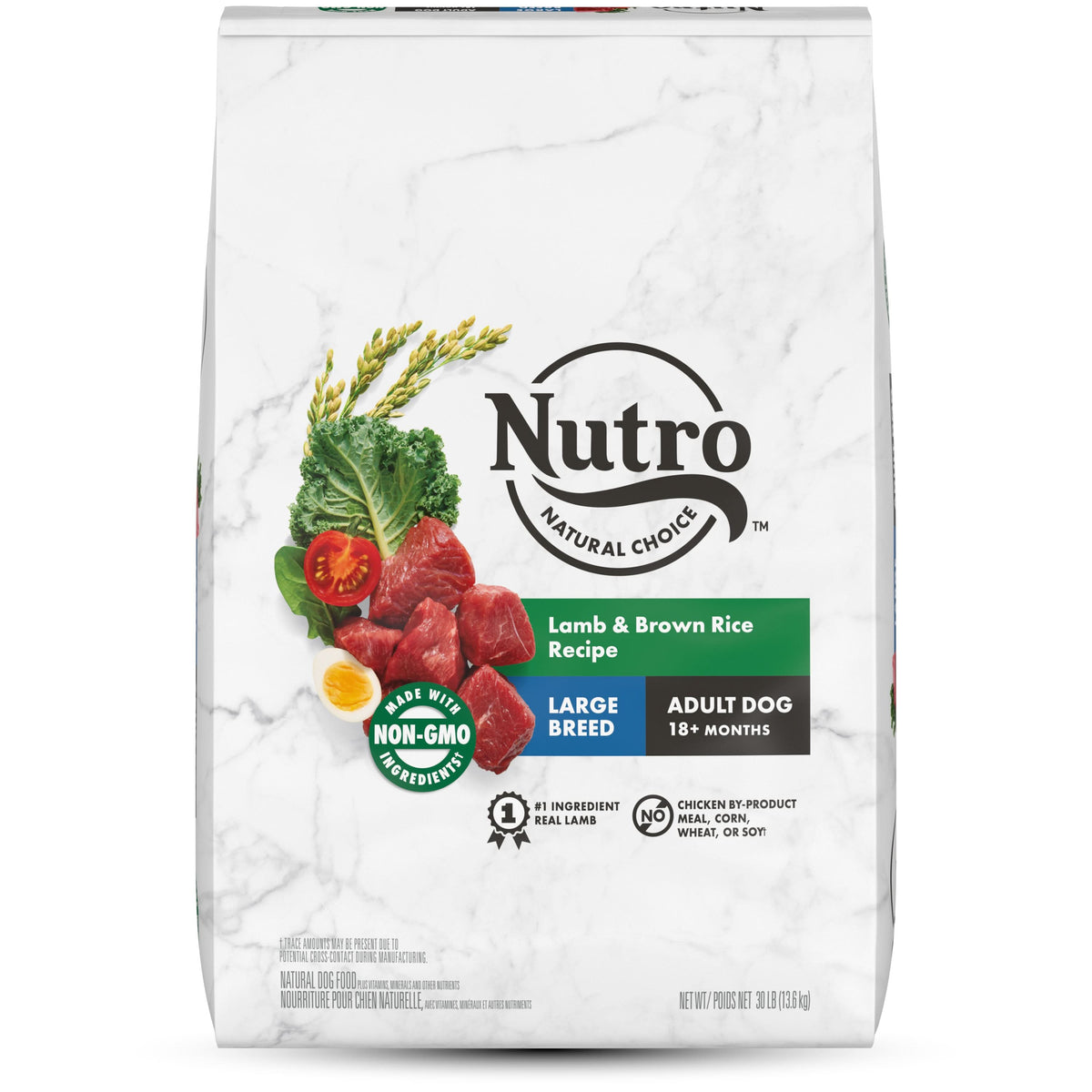Nutro Products Natural Choice Large Breed Adult Dry Dog Food Lamb & Br ...