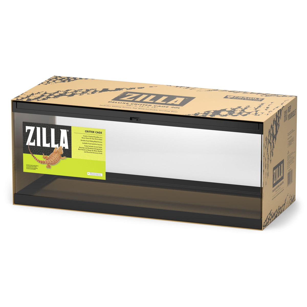 Zilla Deluxe Critter Cage® Enclosures 20L — AnimalWiz.com