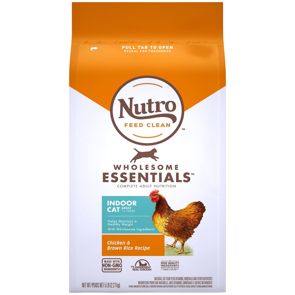 Nutro Products Wholesome Essentials Indoor Adult Dry Cat Food Chicken ...