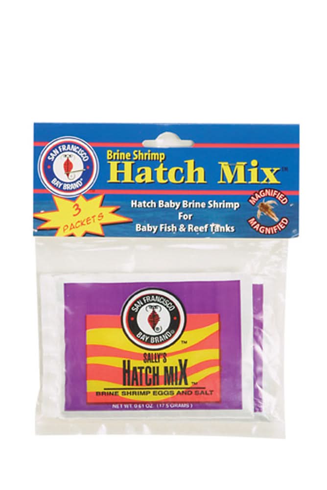 San Francisco Bay Brand Brine Shrimp Hatch Mix Fish Food 0.74 oz 3 Pac ...