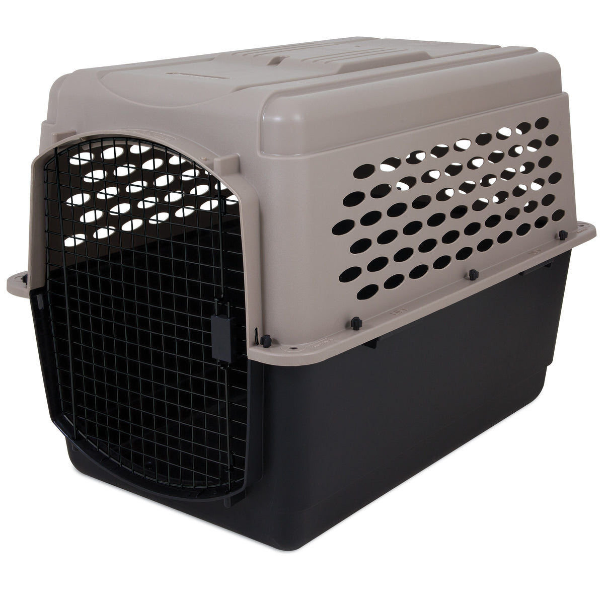 Petmate Vari Dog Kennel Taupe, Black 40 in — AnimalWiz.com