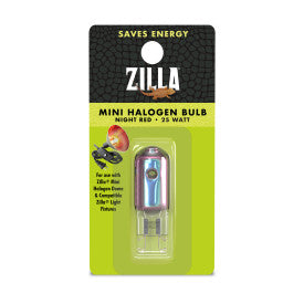 Zilla Mini Halogen Bulb Night Red 25 Watt — AnimalWiz.com