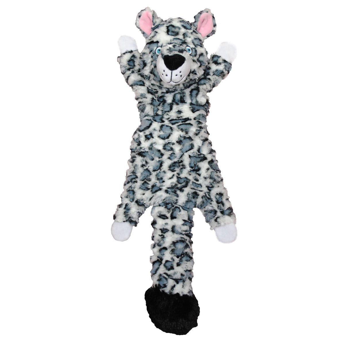 Jolly Pet Fat Tail Stuffed Snow Leopard Dog Toy LG — AnimalWiz.com