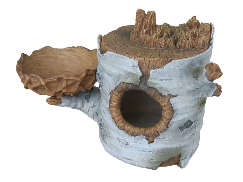 Weco Products Wecorama Sleepy Hollows Birch Den Lodge Terrarium Orname ...