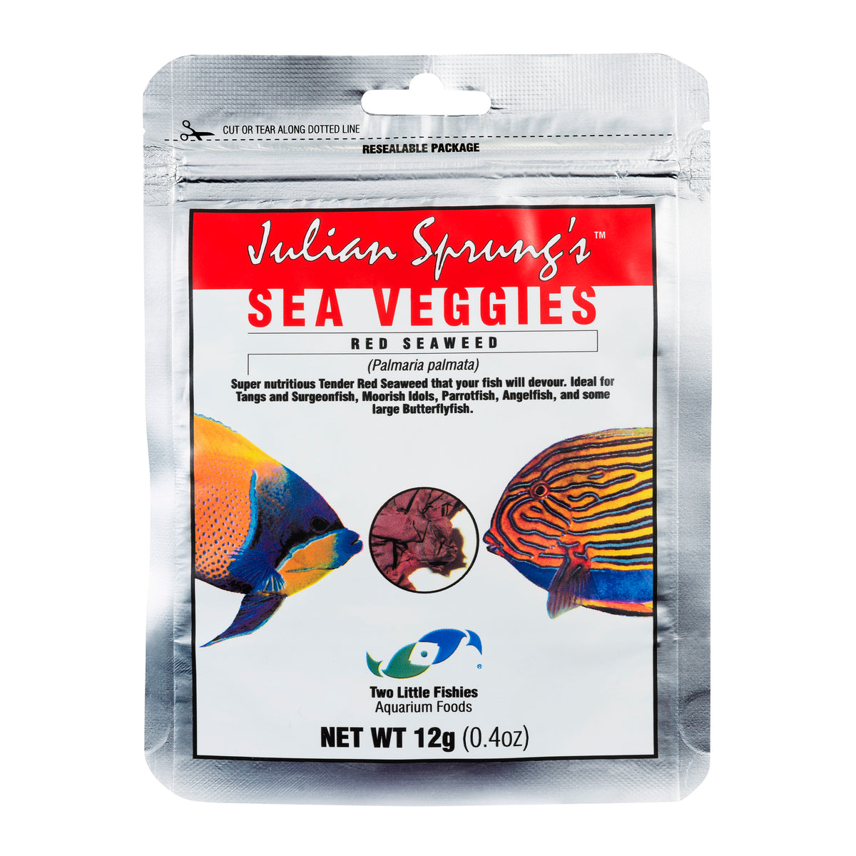 Two Little Fishies Julian Sprung's Seaveggies Red Seaweed Fish Food 0 ...