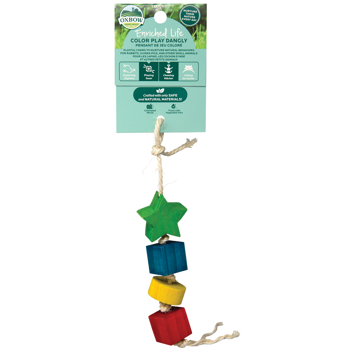 Oxbow Animal Health Enriched Life Color Play Dangly Small Animal Toy O ...