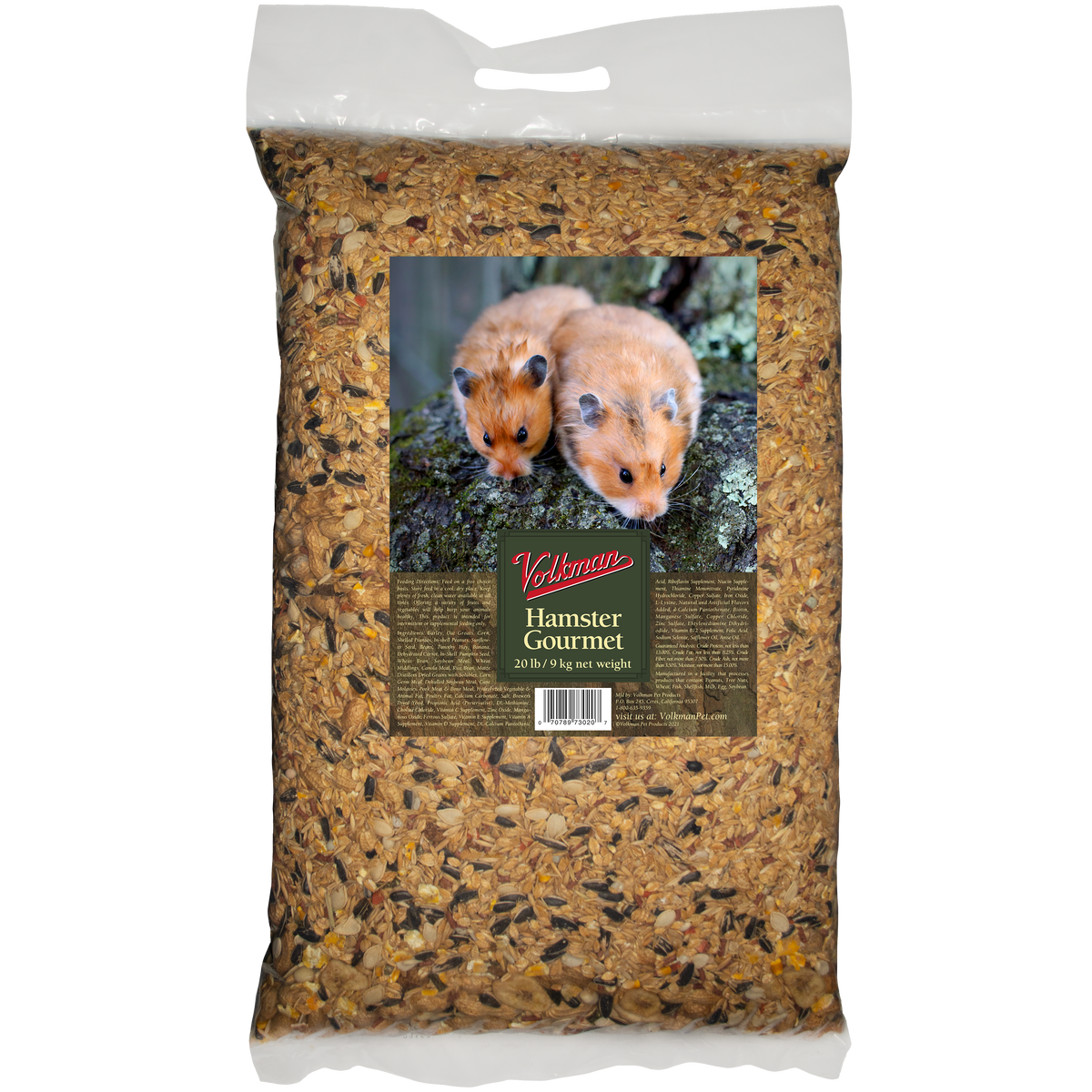 Volkman Seed Company Small Animal Hamster Gourmet Dry Food 20 lb ...