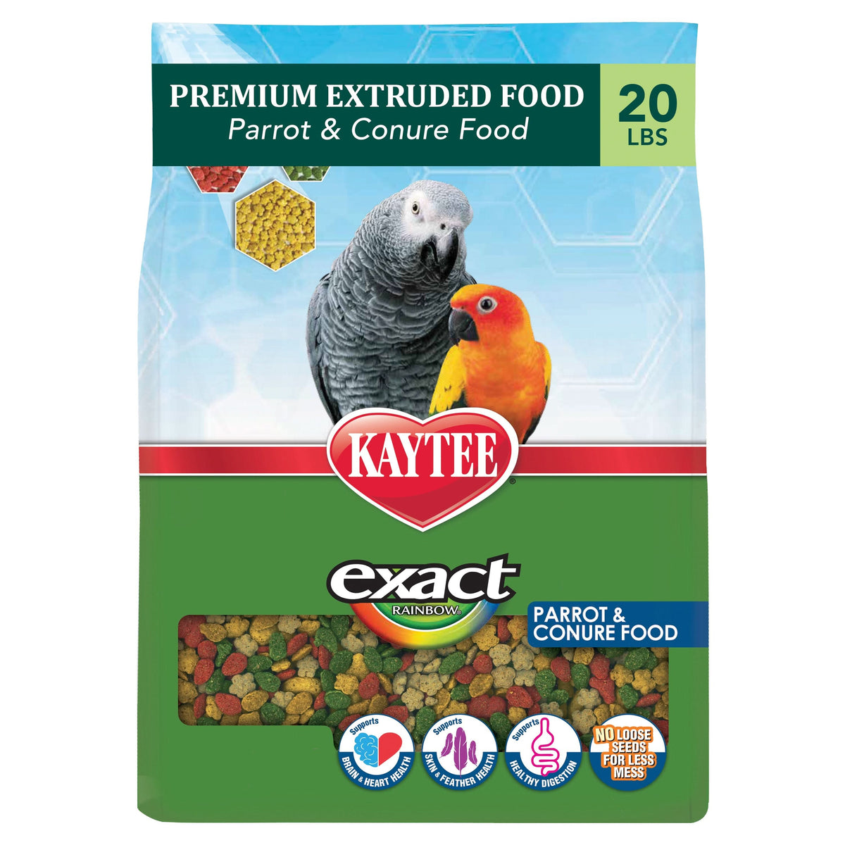 Kaytee Exact Rainbow Parrot & Conure 20 lb — AnimalWiz.com