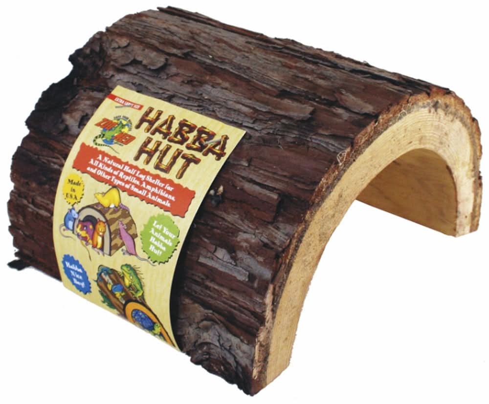 Zoo Med Habba Hut Terrarium Hideaway Brown XL — AnimalWiz.com