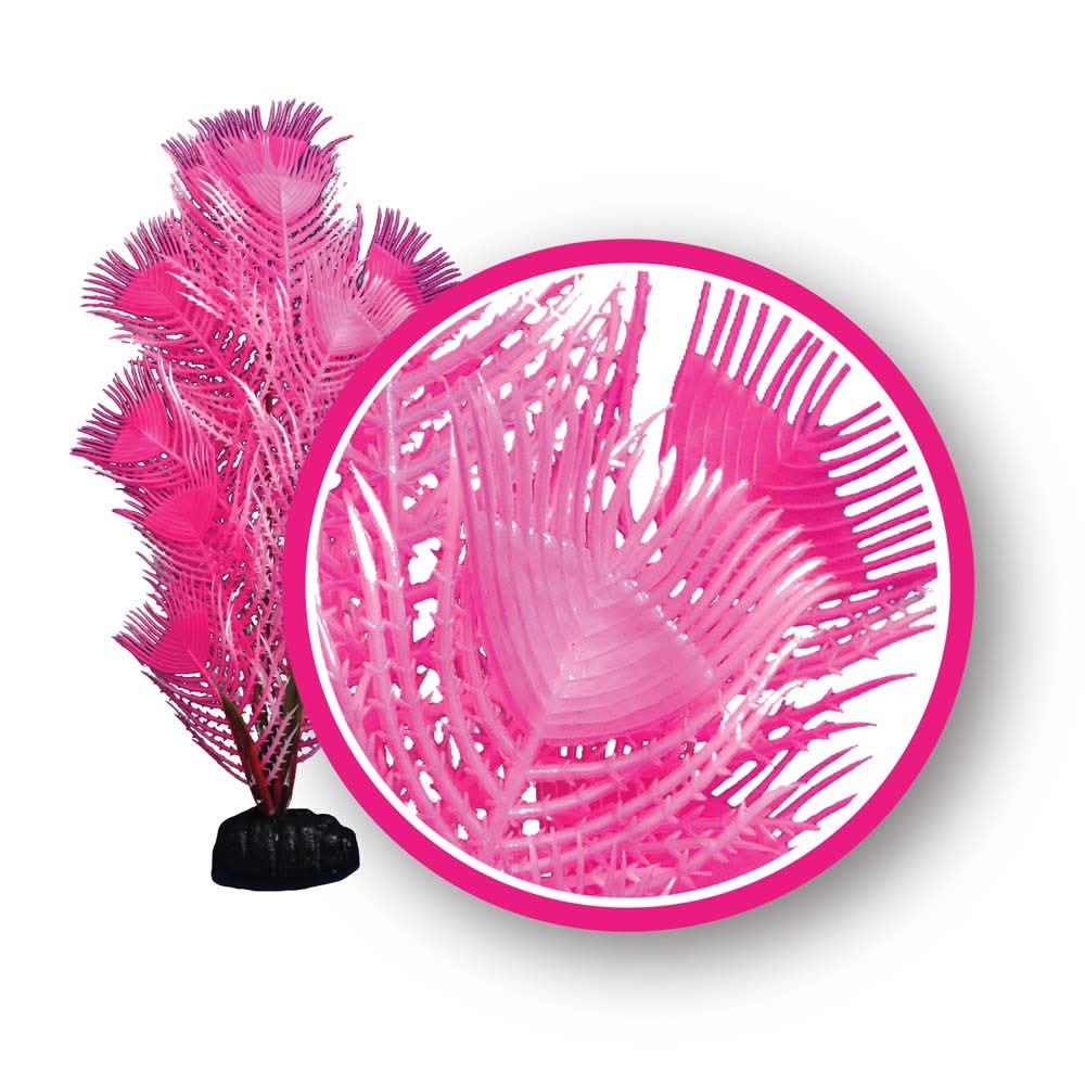 Weco Products Dream Series Princess Feather Aquarium Plant Pink 9 in ...