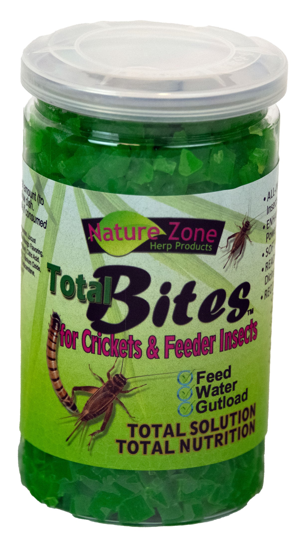 Nature Zone Cricket Total Bites with Spirulina 9 oz — AnimalWiz.com