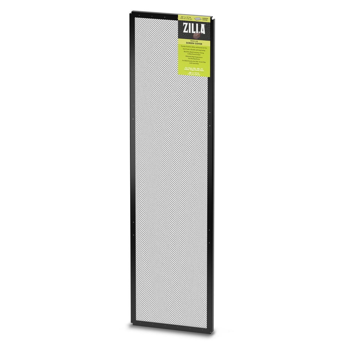 Zilla Solid Screen Covers 48 x 13 Inches — AnimalWiz.com