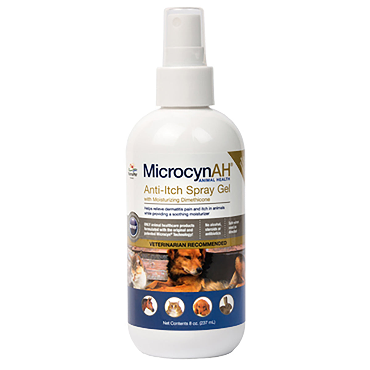 MicrocynAH Anti-Itch Spray Gel 8 oz — AnimalWiz.com