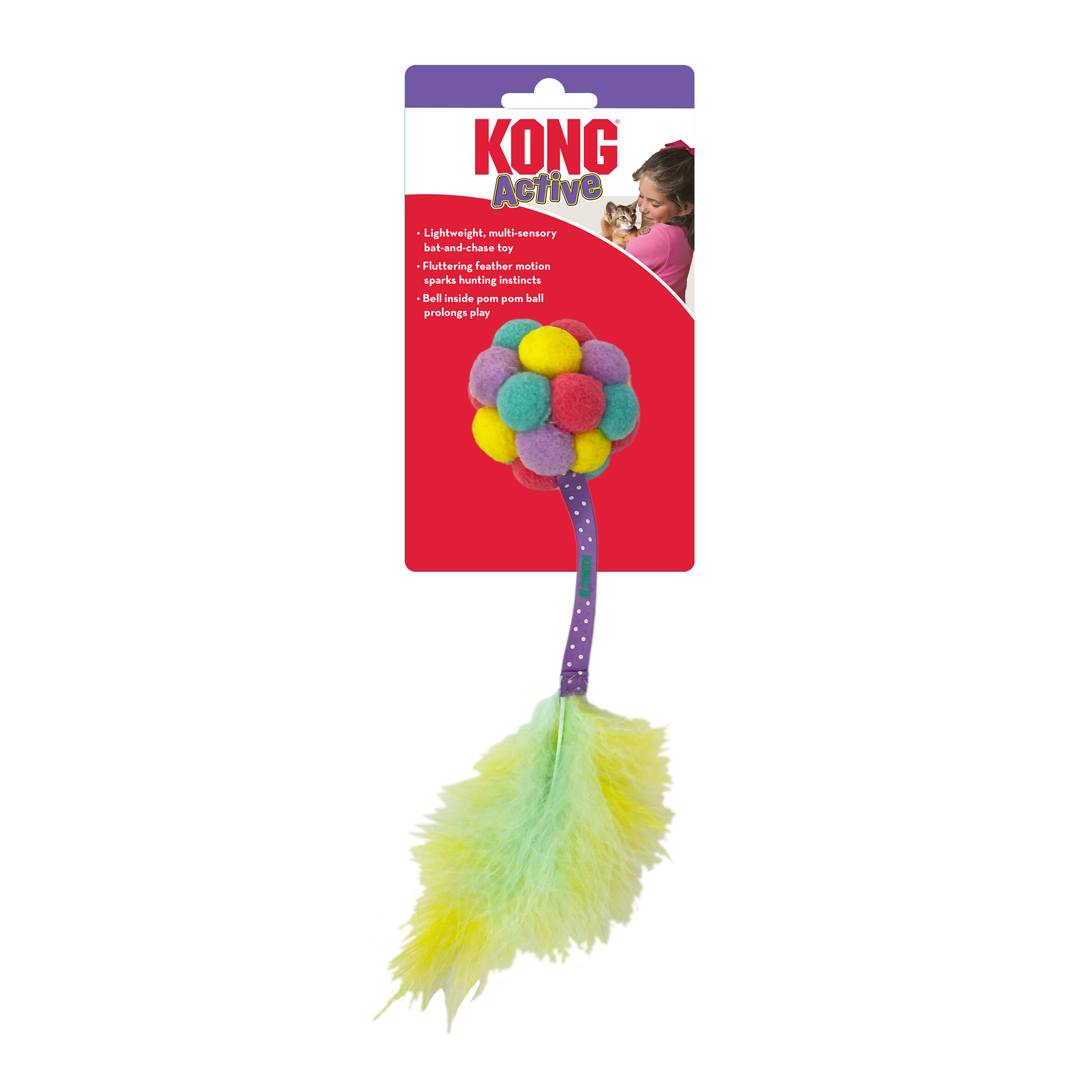 KONG Cat Active Bubble Ball Cat Toy Assorted One Size — AnimalWiz.com