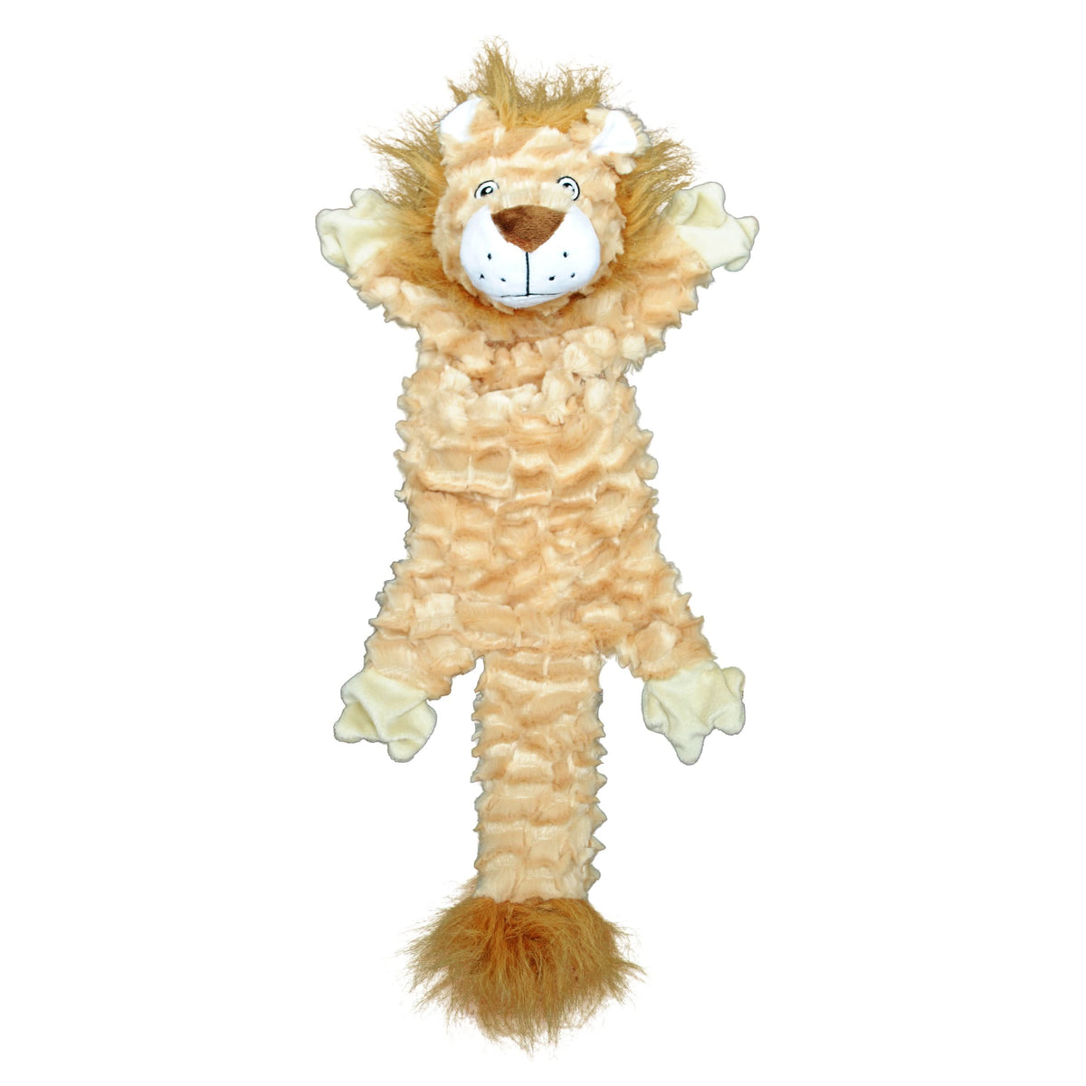 Jolly Pet Fat Tail Stuffed Lion Dog Toy SM — AnimalWiz.com