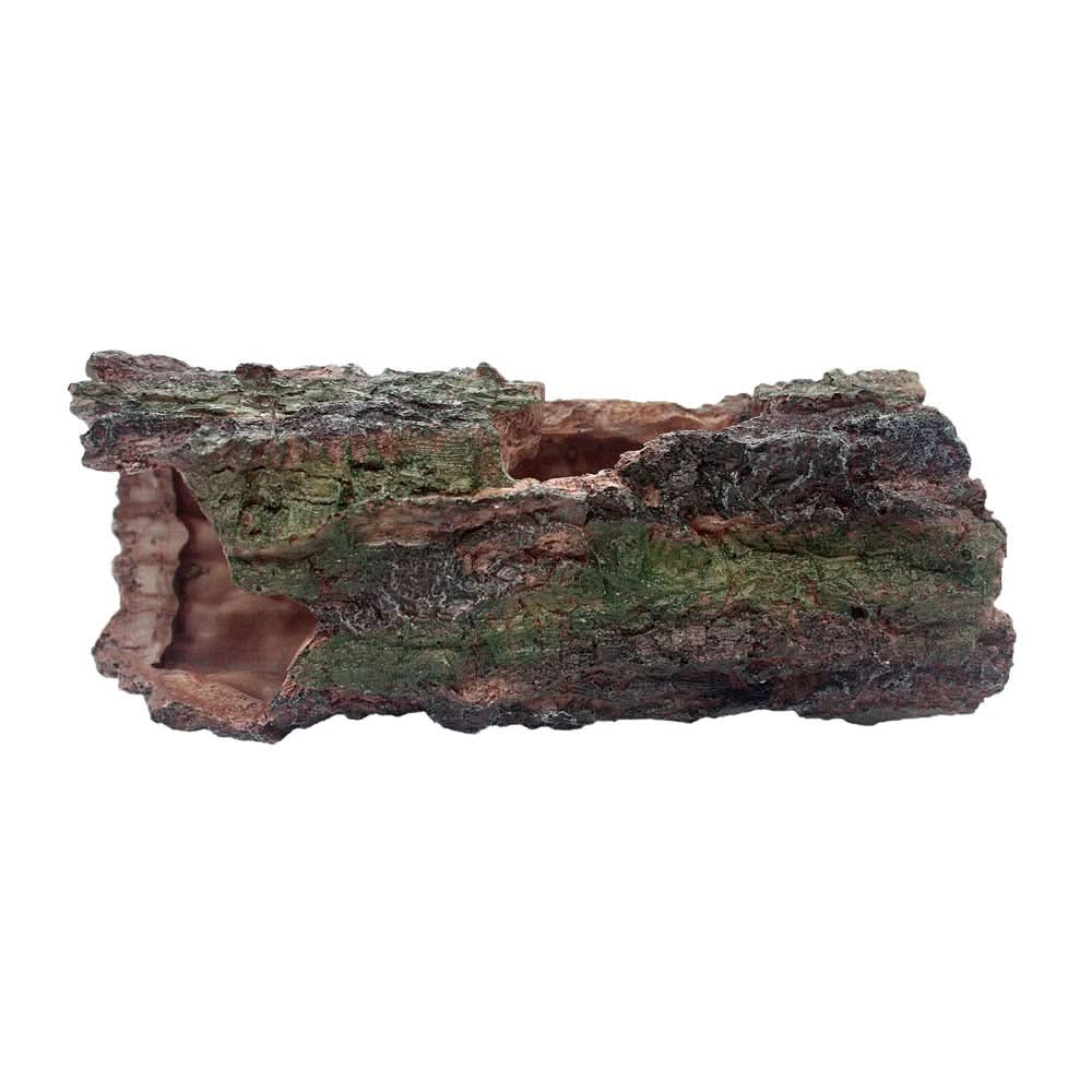 Komodo Forest Log Reptile Hideaway Brown/Green SM — AnimalWiz.com