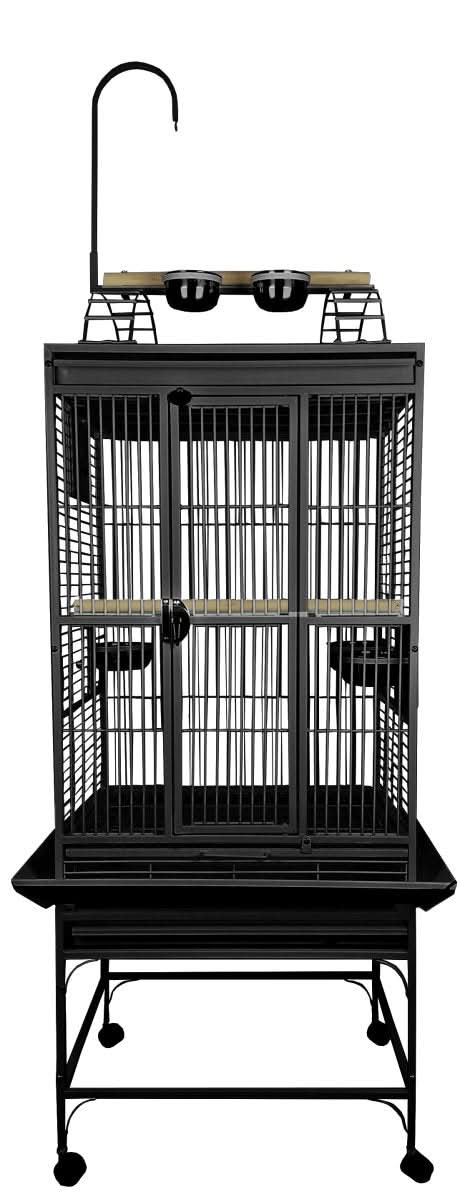 A&E Cage Company 24"x22" Playtop Cage with 3/4" Bar Spacing Bird Cage ...