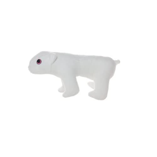 Mighty Junior Arctic Polar Bear Dog Toy — AnimalWiz.com