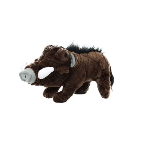Mighty Safari Warthog Brown Dog Toy — AnimalWiz.com