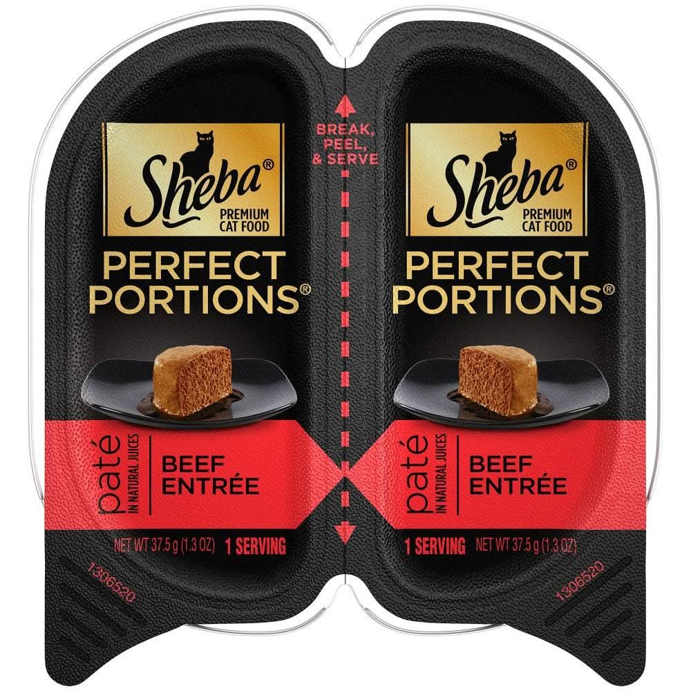 Sheba Perfect Portions Pate Tender Beef Entree Wet Cat Food — AnimalWiz.com